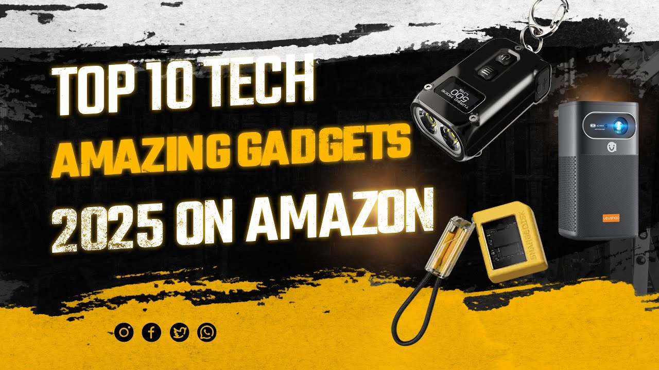 10 TECH AMAZING GADGETS 2025 ON AMAZON ｜ COOLEST GADGETS YOU MUST SEE ...