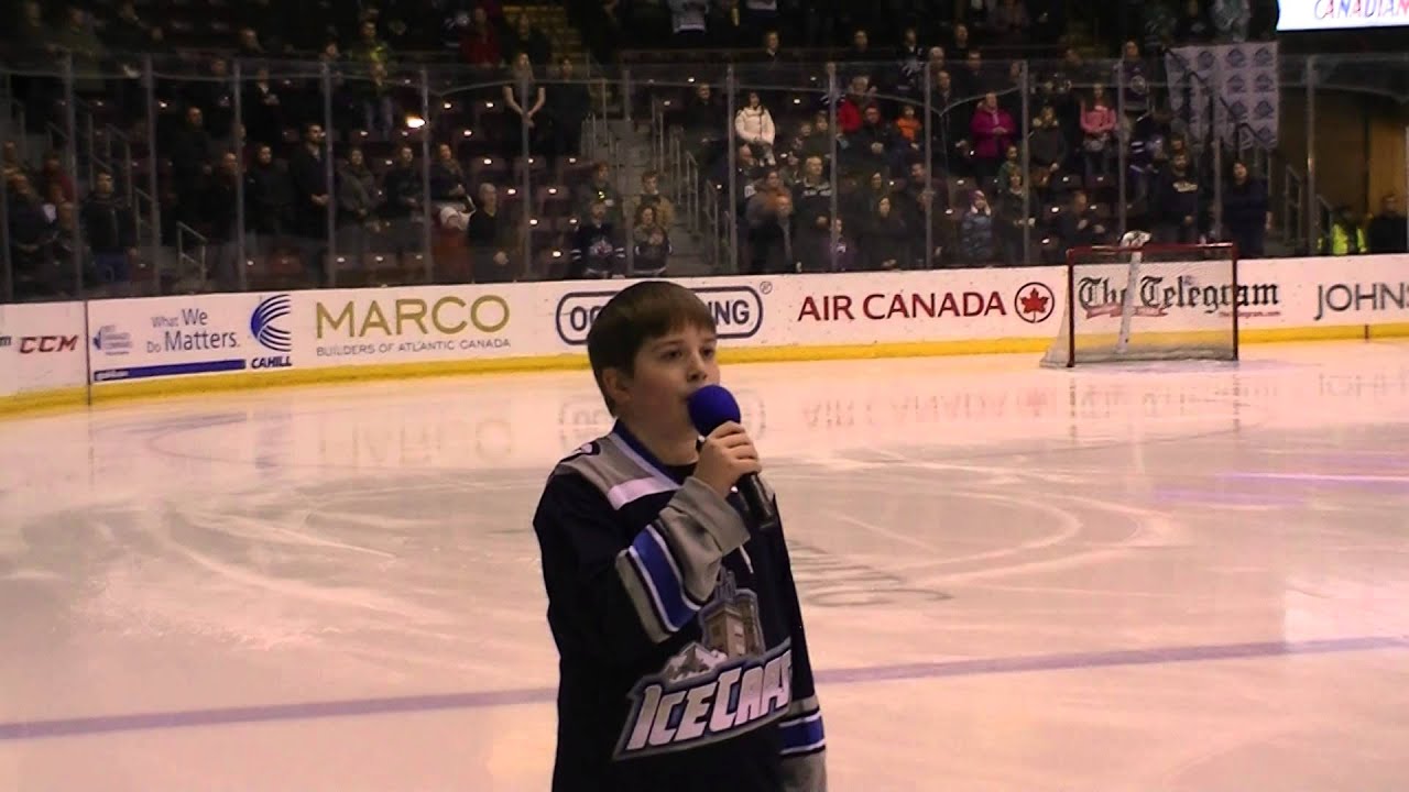 Lucas White Sings Anthems - YouTube