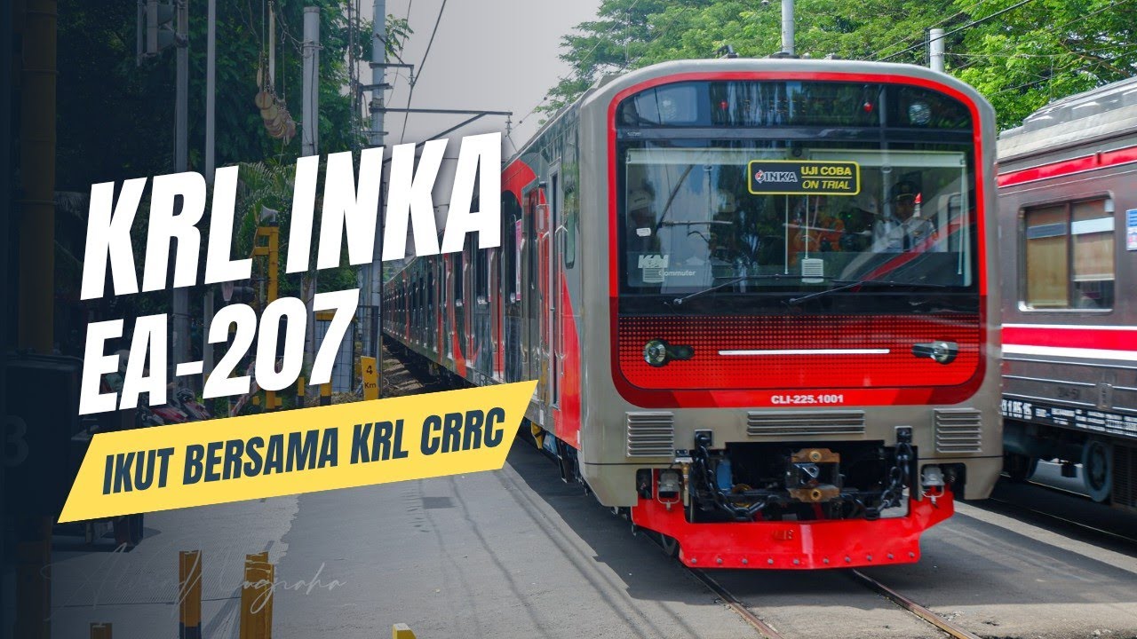 Test Run KRL Sfc-120V & Ea-205 menuju Jakarta Kota - YouTube