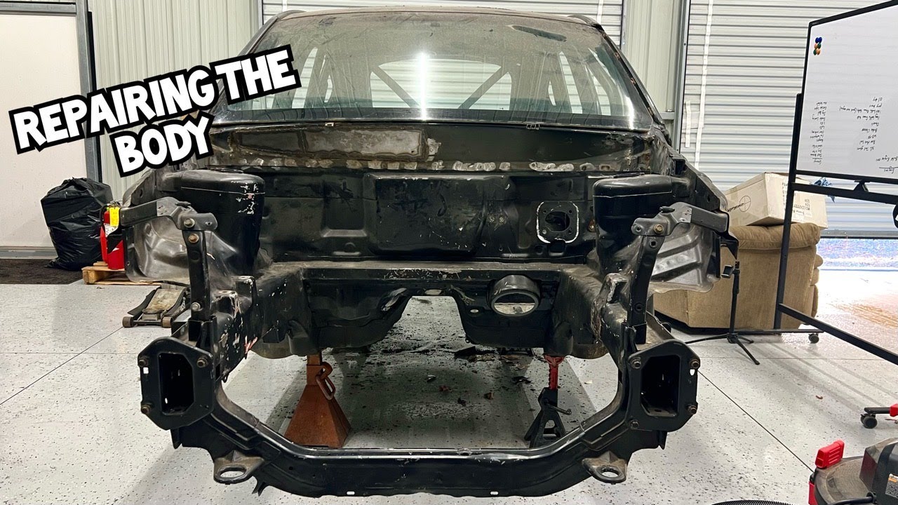 Welding up all the holes / AWD SRT4 Caliber Build - YouTube