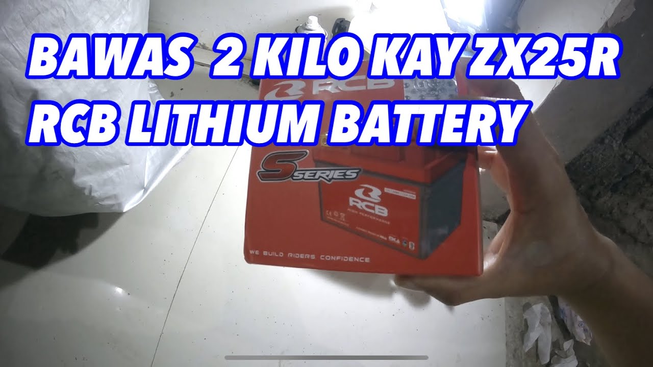 RCB LITHIUM BATTERY FOR KAWASAKI ZX25R - YouTube
