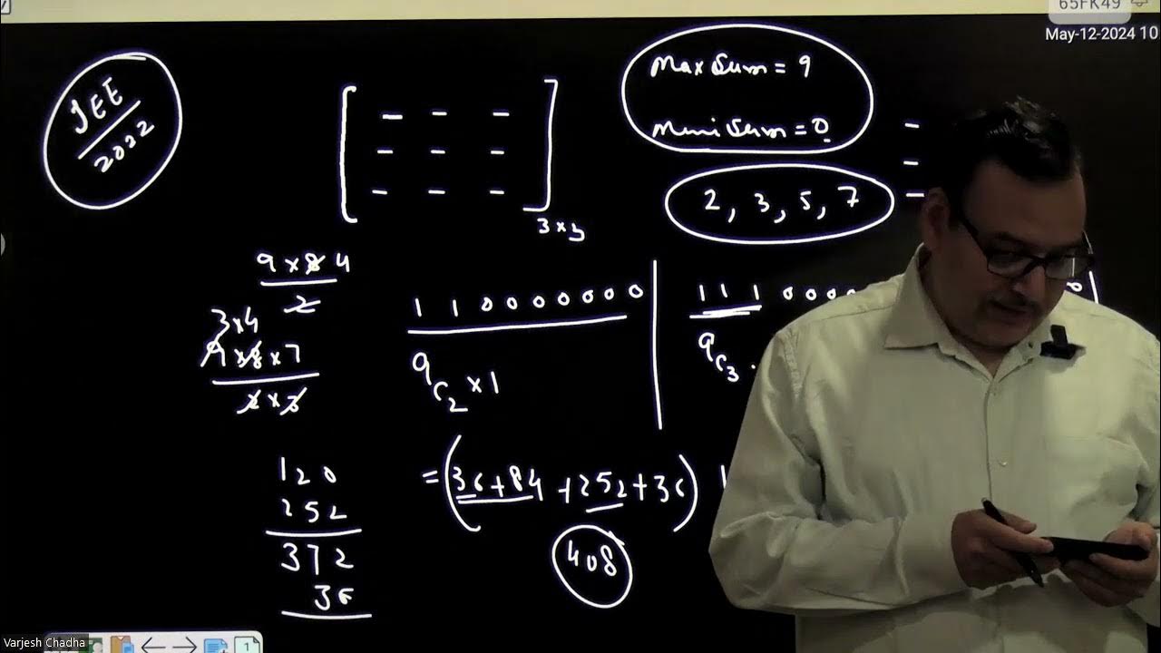 matrices and determinant compe lec 1 - YouTube