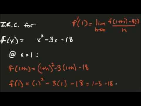 [Math] [Calculus I]- Instantaneous Rate of Change (Example) - YouTube