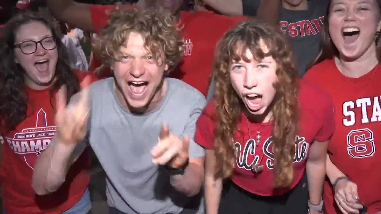 RAW VIDEO: NC State fans celebrate upset over Duke, trip to Final Four ...