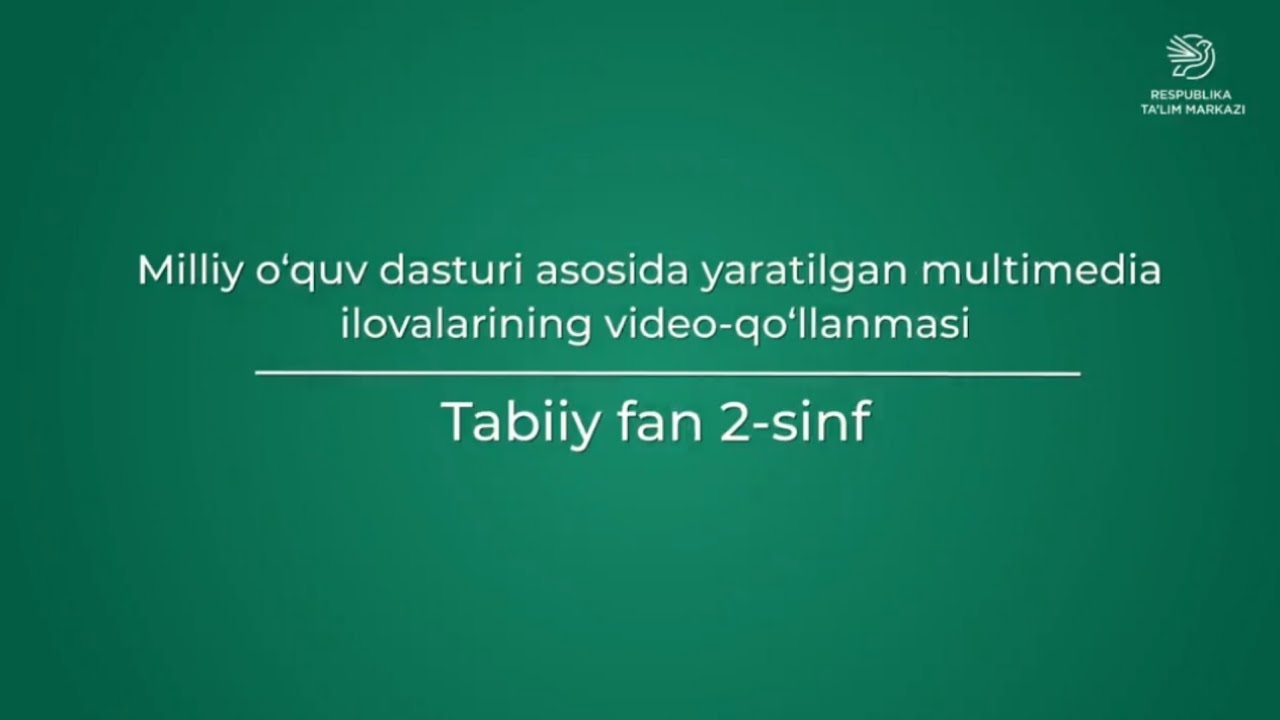 💾 Multimedia ilovasi | Tabiiy fanlar 2-sinf - YouTube