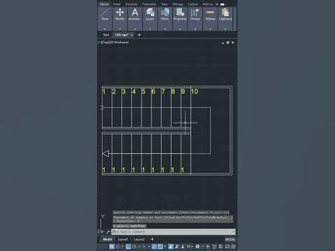 AutoCAD Tips - 13 Automatic Text Numbering TCount Command #Shorts #autocad - YouTube