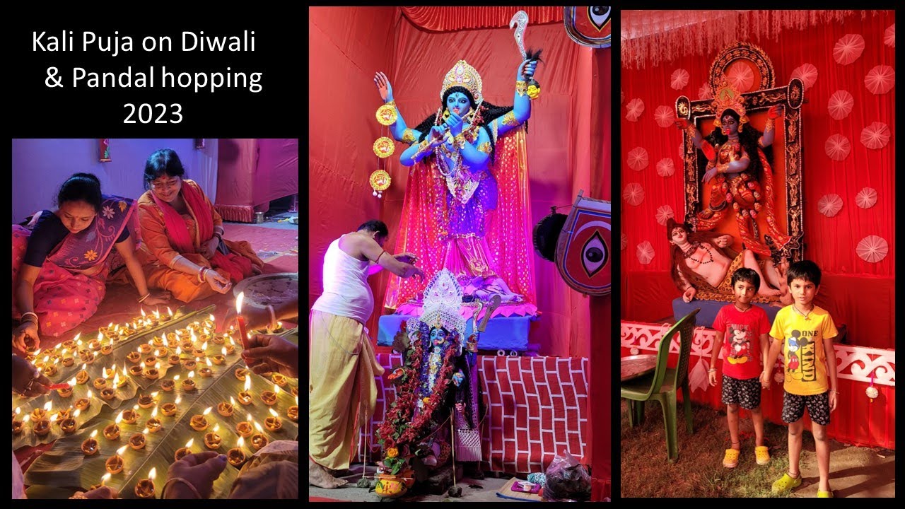 Kali Pandals in Naihati||Amabosya Pujo on Diwali||Thakur Para ...
