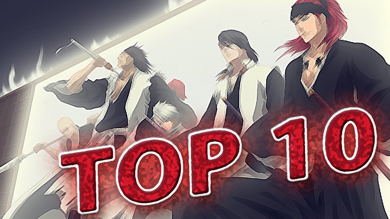 Bleach - TOP 10 Capitanes del Gotei 13 - YouTube