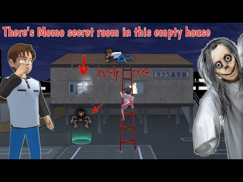 NEW MOMO HORROR HIDING INSIDE EMPTY HOUSE #sakuraschoolsimulator # ...