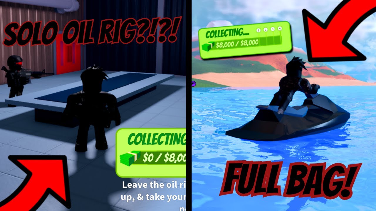 Solo The Entire Oil Rig Robbery With This Glitch... | Roblox Jailbreak ...
