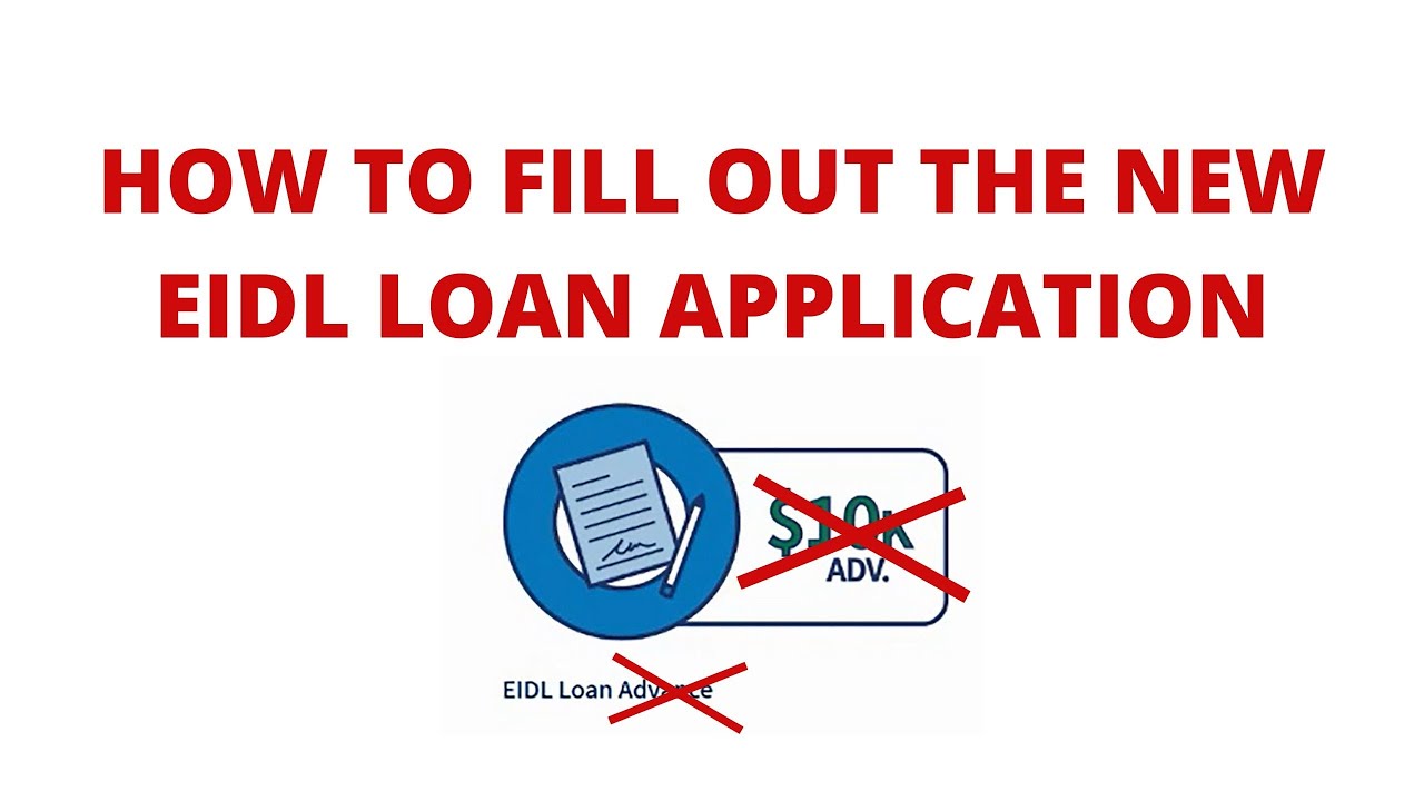 Updated SBA EIDL Loan Application 7 11 2020 July 11, 2020 updated eidl ...