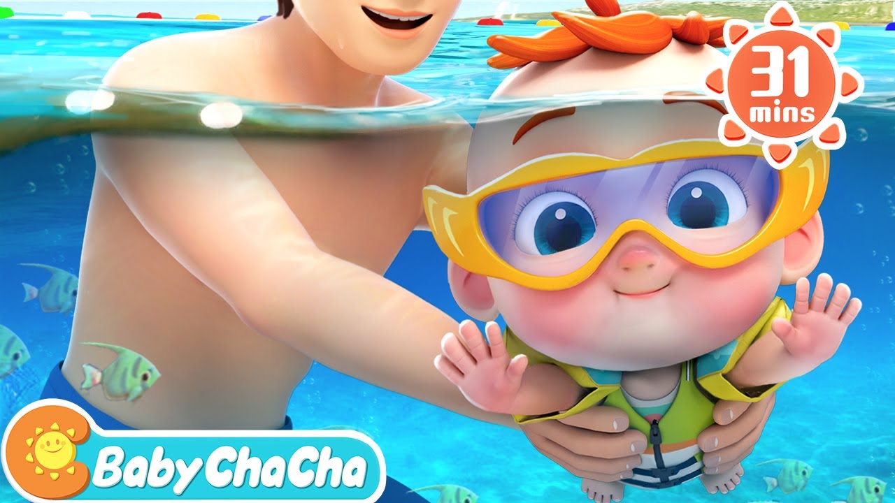 Swimming Song | Swimming Is So Much Fun + More Baby ChaCha Nursery ...