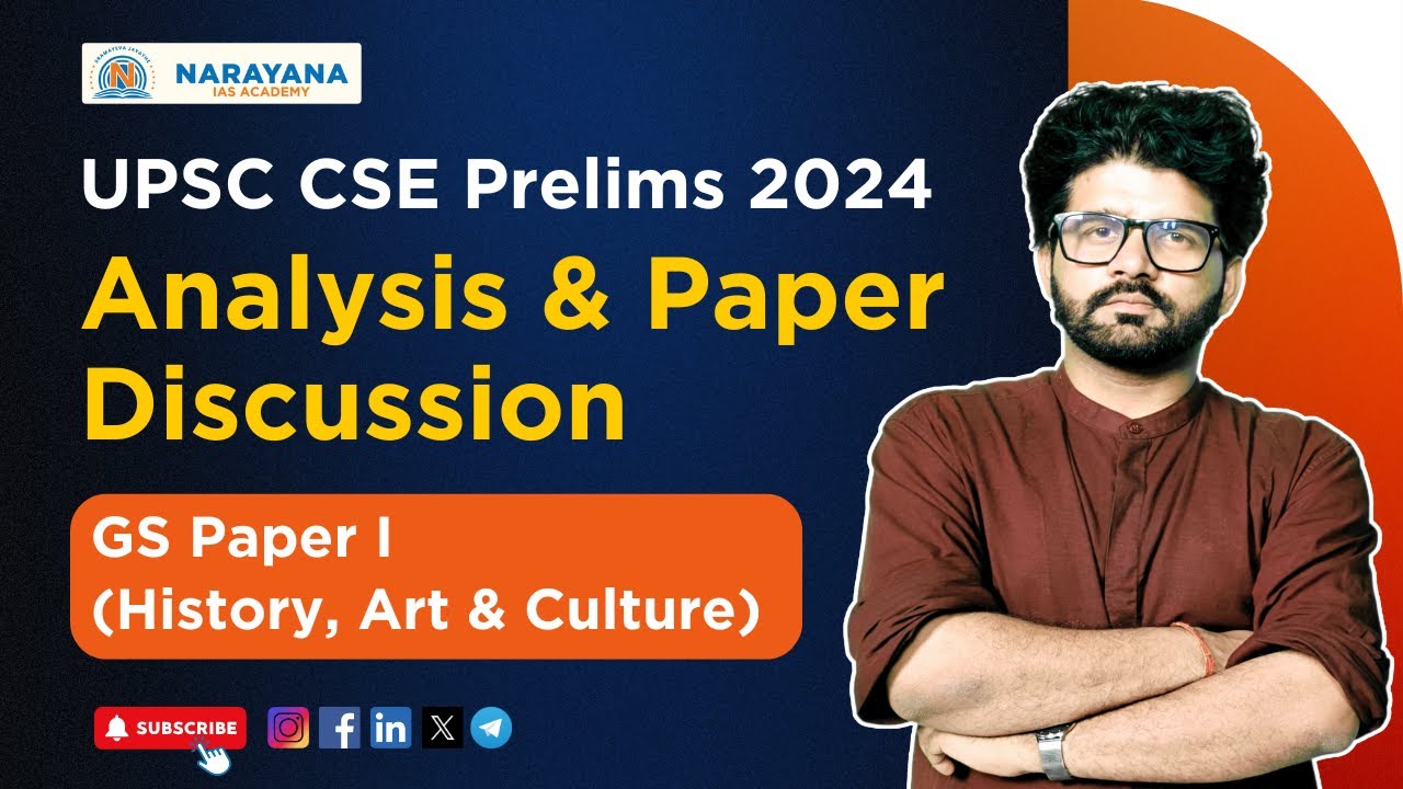 UPSC CSE Prelims 2024 GS Paper I | History | Paper Discussion and Live ...
