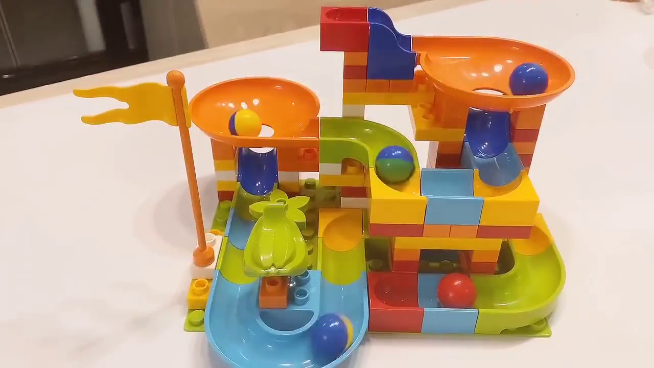 Ready Stock 101 pcs Slide building block big size ball sliding block ...