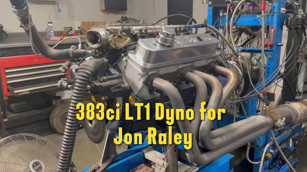 Golen Engine 383ci LT1 Dyno for Jon Raley - YouTube
