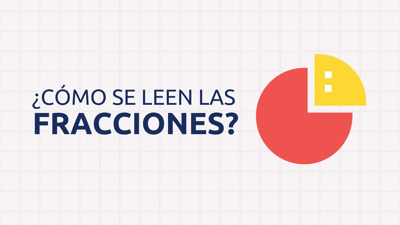 Cómo se leen las fracciones (medio, tercio, un cuarto) | Fraccionarios ...