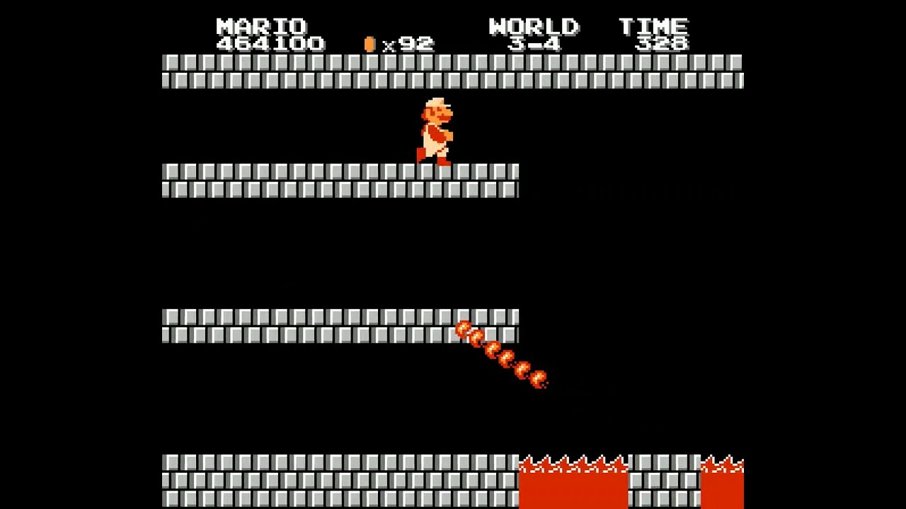 Super Mario Bros.: The Lost Levels - World 3-4 - YouTube