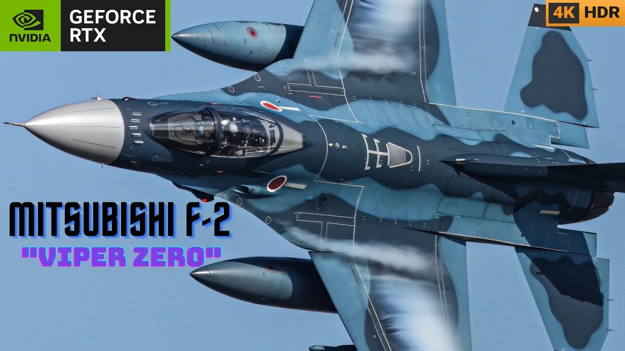 Mitsubishi F2 viper zero ''Japan Fighter Jet'' - YouTube