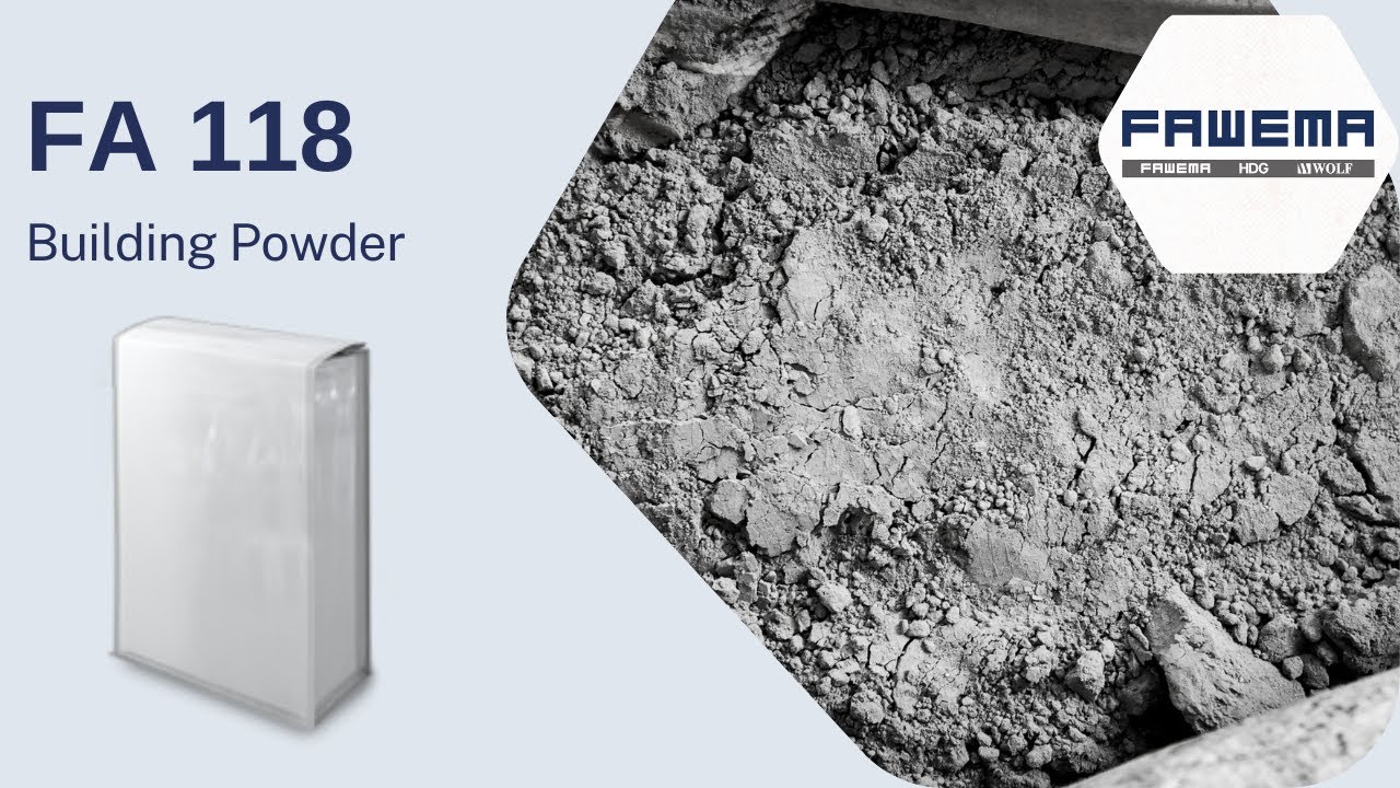 Fawema Packaging Machine FA 118 for building powder - YouTube