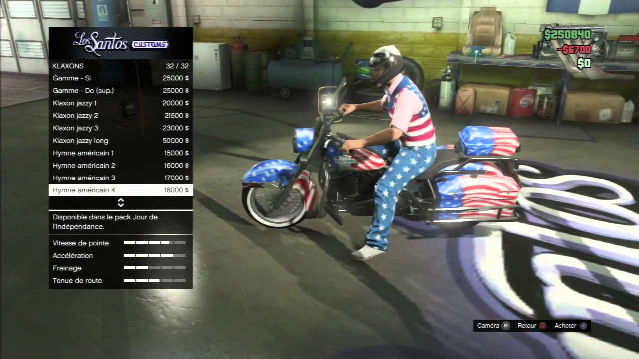 GTA 5 : Customisation de la Western Sovereign (nouvelle moto du pack 1. ...