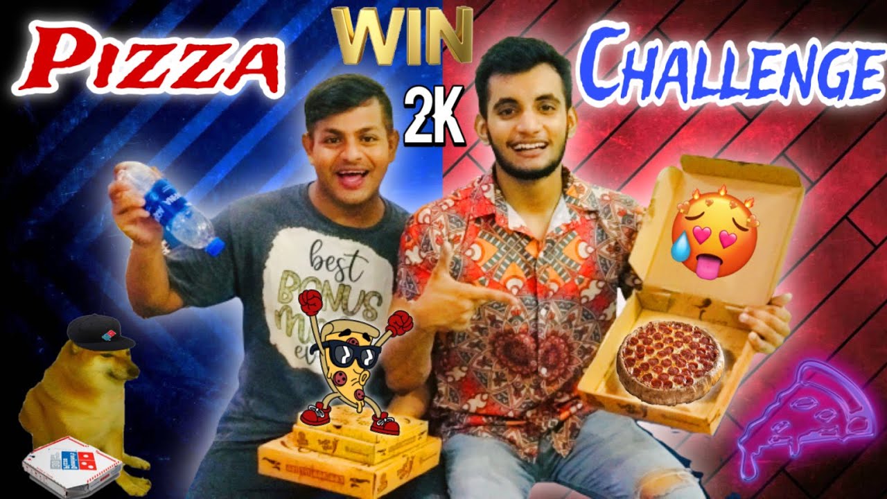 Pizza 2k challenge 🔥🍕| challenge with friend | #pizzachallenge #pizza ...