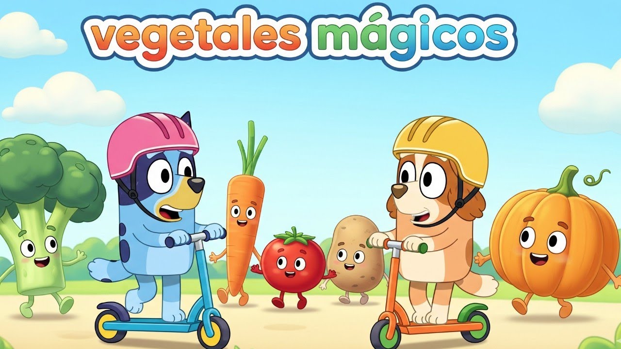 🥕 Los vegetales Mágicos con BLUEY y BINGO - YouTube