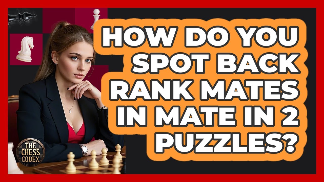 How Do You Spot Back Rank Mates In Mate In 2 Puzzles? - The Chess Codex ...
