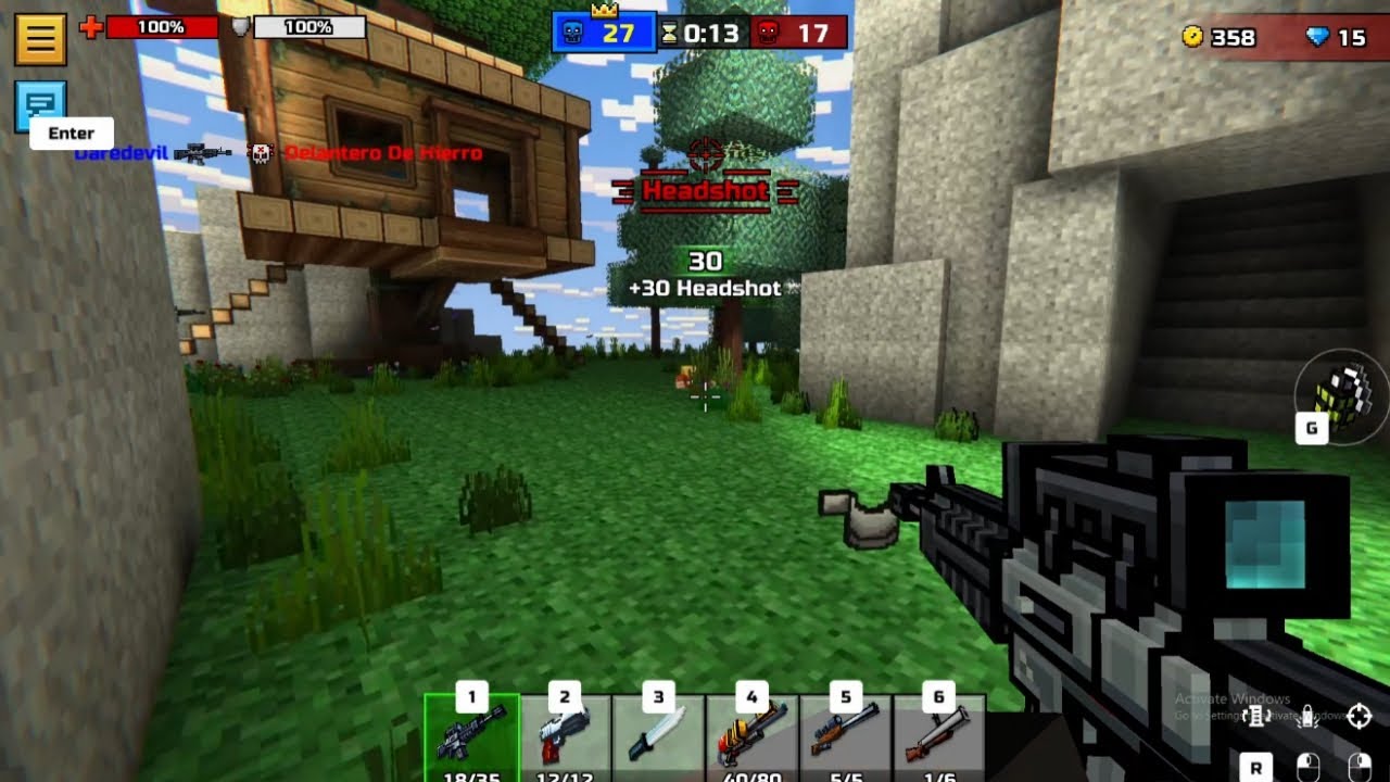 I PLAY PIXEL GUN 3D GAME GOOD PLAY - YouTube
