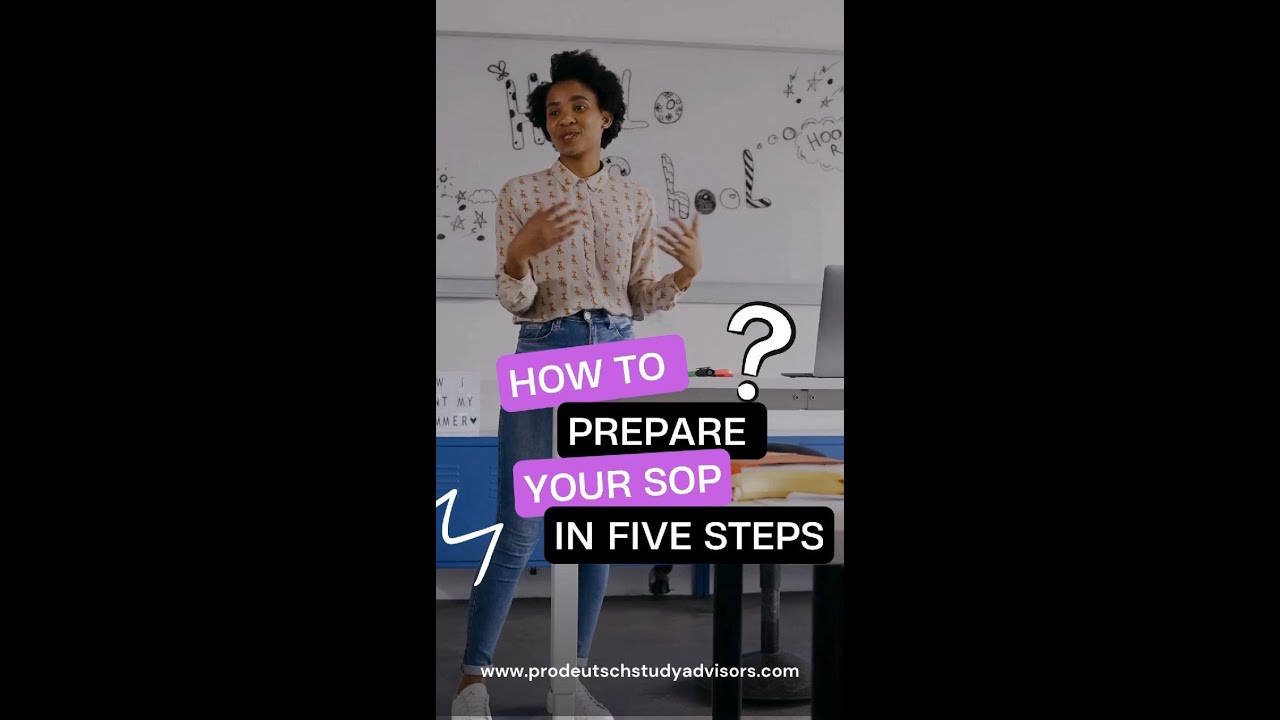 How to prepare your SOP in 5 Easy Steps - YouTube