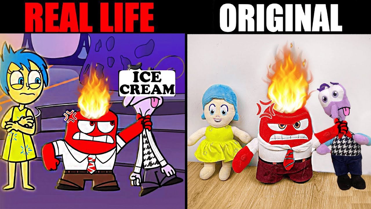 Anger vs Joy vs Fear | Best TikToks of Inside Out 2 | | Original vs ...