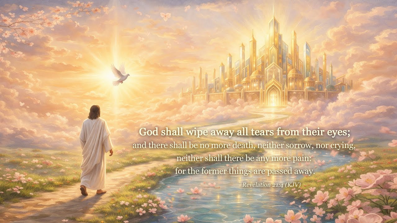 God Shall Wipe Away All Tears | Revelation 21:4 (KJV) | Peaceful ...