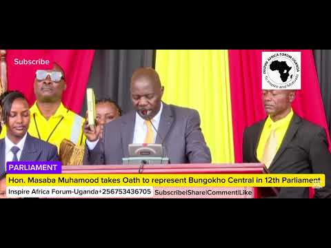 Hon. Masaba Muhamood takes Oath to represent Bungokho Central in the 12th Parliament