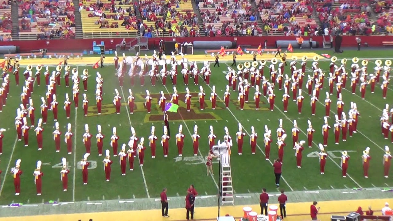 Iowa State University Marching Band "Let's Dance" Halftime Show (Sept ...