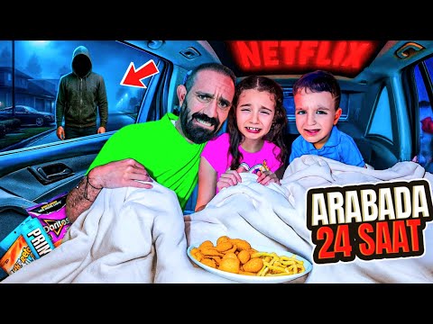 POYRAZ ELİF BABASI GECE ARABADA 24 SAAT KALDI!!BİRİ BİZİ İZLİYOR!!