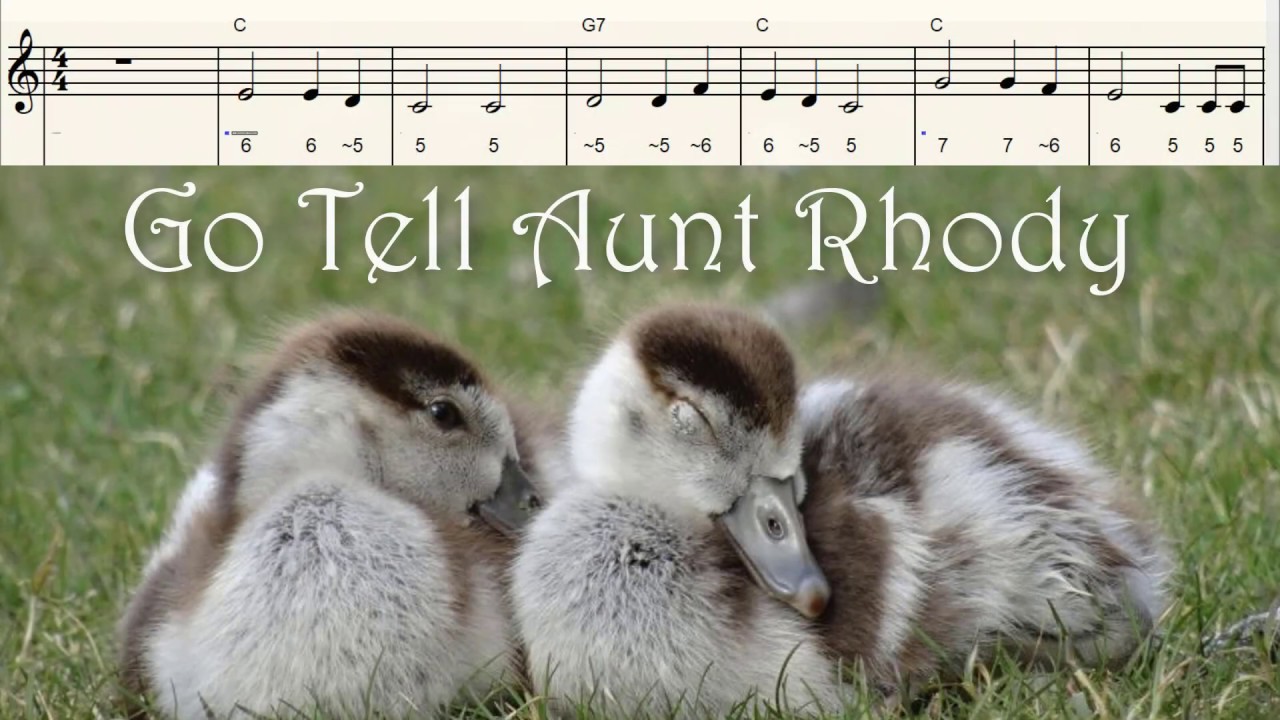 Go Tell Aunt Rhody - YouTube