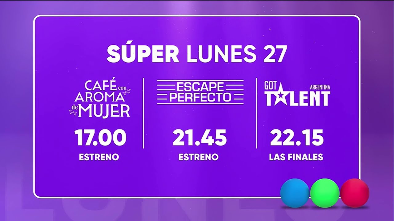 SÚPER LUNES 27 - Telefe PROMO - YouTube