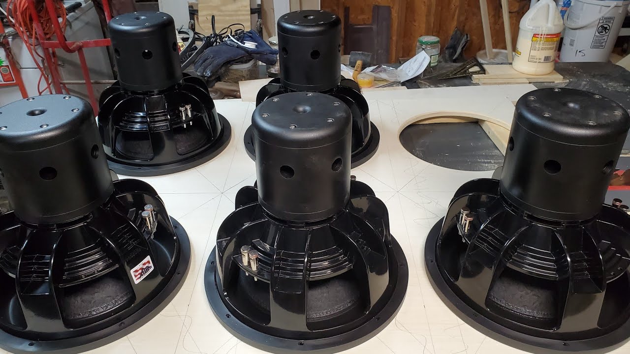 6 NSV4 15S on 2 CRESENDO 17KS!! Part 6!! Building Triple Baffle!! - YouTube