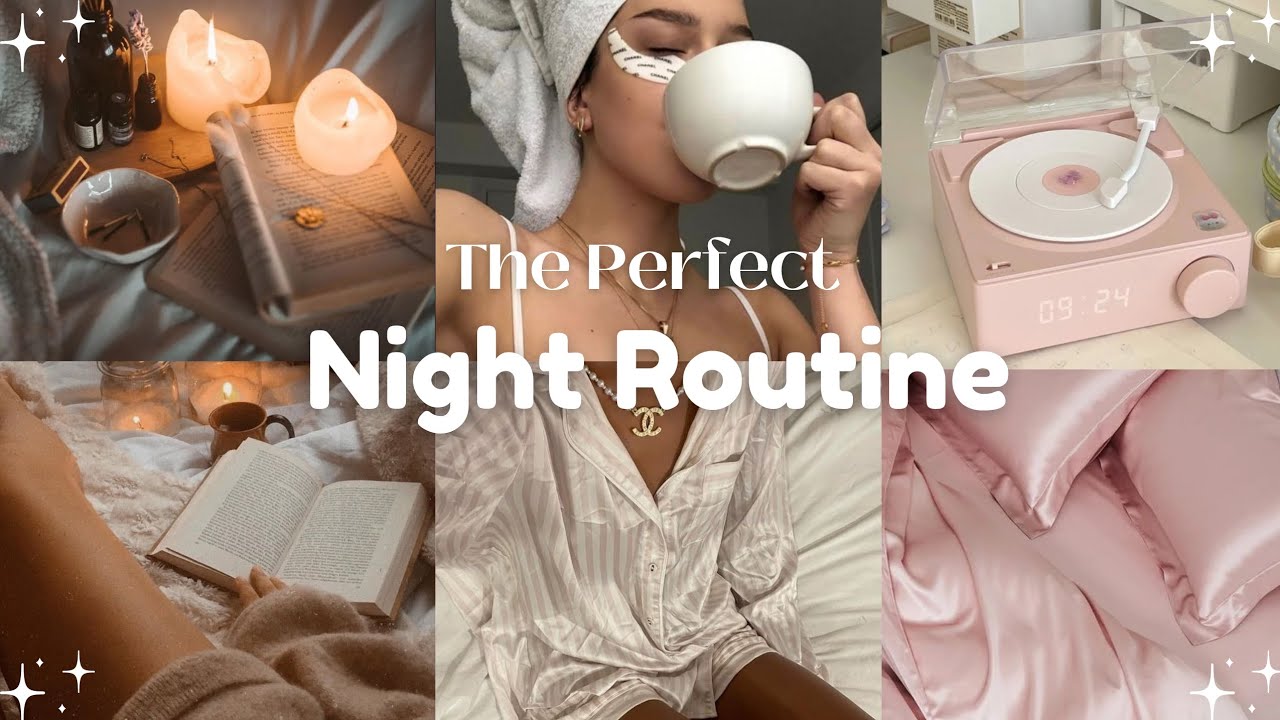 The BEST Night Routine to have a Good Sleep and Clear Skin - YouTube