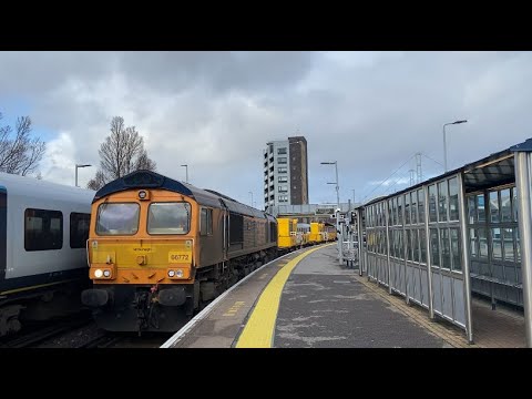 66722+66723 Working 3Y88 Totton Yard-Totton Yard via Weymouth Through ...