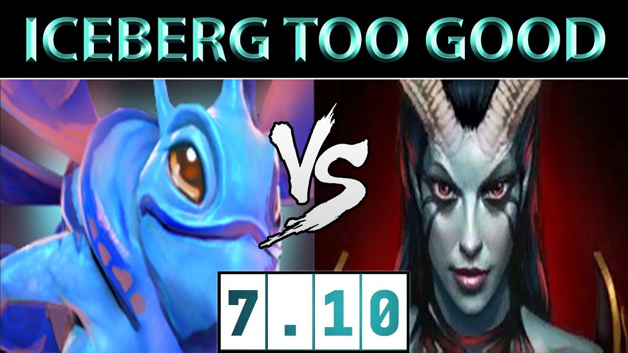 Iceberg [Puck] vs [Queen of Pain] Too Good Dota 2 7.10 - YouTube