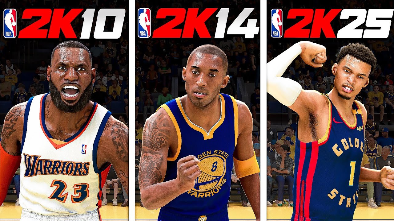 Rebuilding The Warriors In Every NBA 2K Game - YouTube