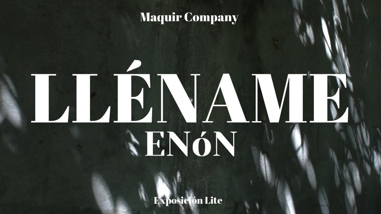 Enón - Lléname (Video Oficial) - YouTube Music
