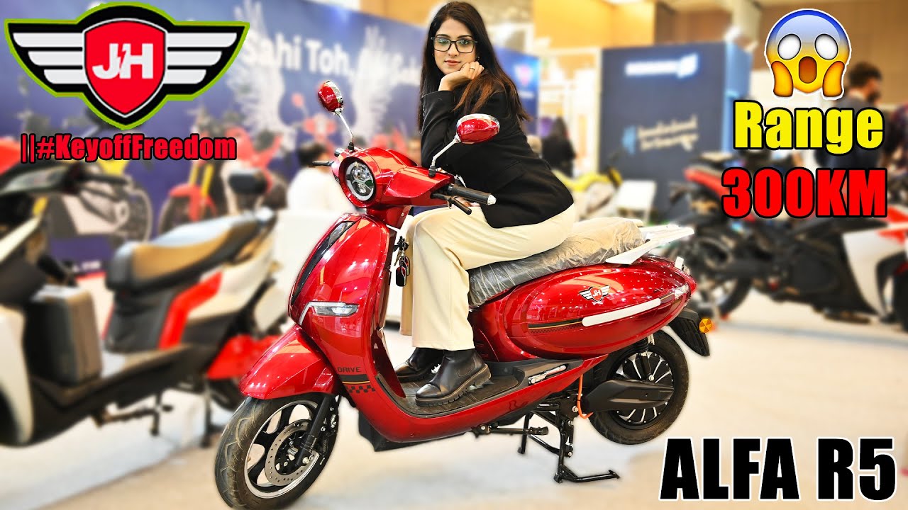 😲300KM Range वाली Electric Scooty | ALFA R5 JHEV Motors | ALFA R5 In ...