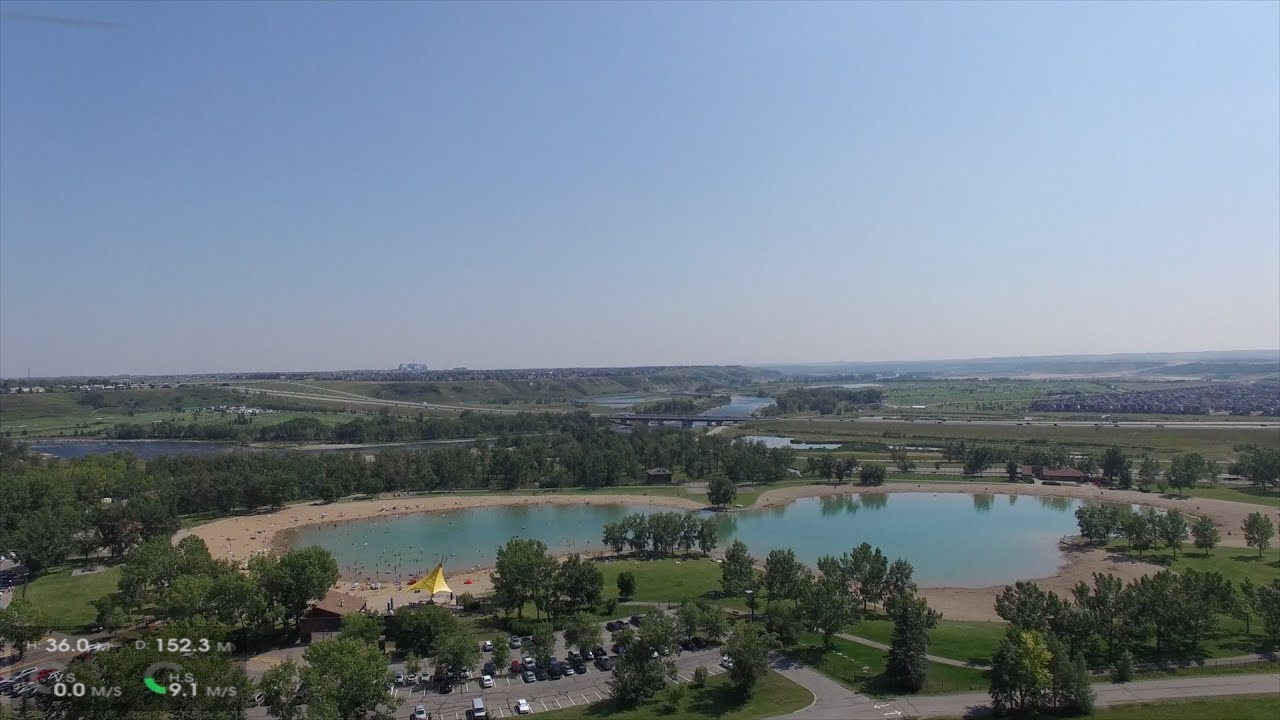 Lake Sikome & McKenzie Meadows Golf Course - Drone Flight 1080p - YouTube