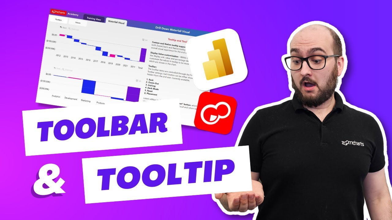 Waterfall Chart Toolbar & Tooltip Tutorial: Drill Down Waterfall PRO ...