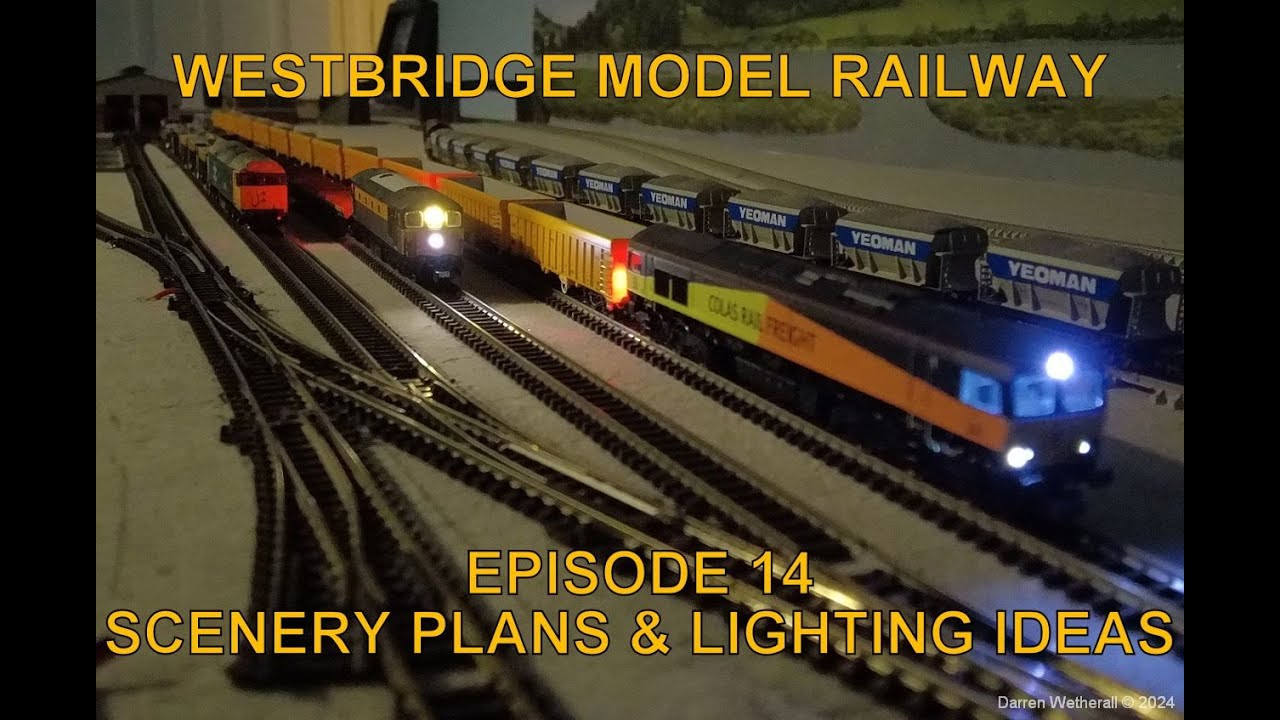 My Model Railway Layout, Episode 14 : Scenery Plans & Lighting Ideas ...