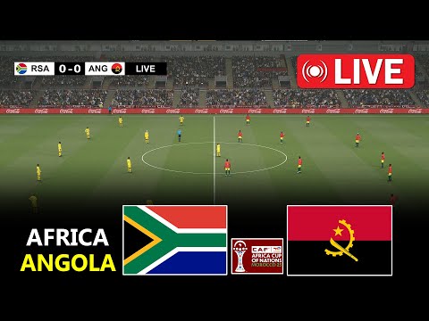 South Africa vs Angola | Africa Cup Of Nations 2025 | Full Match Streaming | PES 21