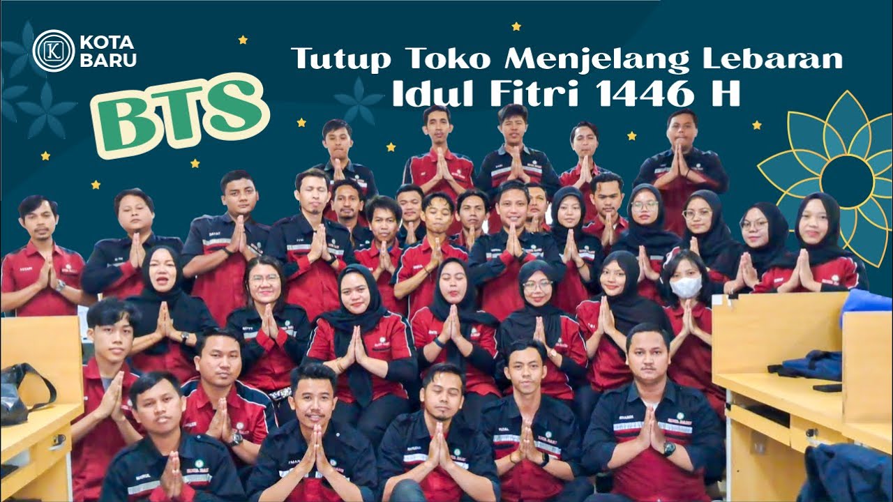 BTS Tutup Toko Menjelang Lebaran Idul Fitri 1446 H - YouTube