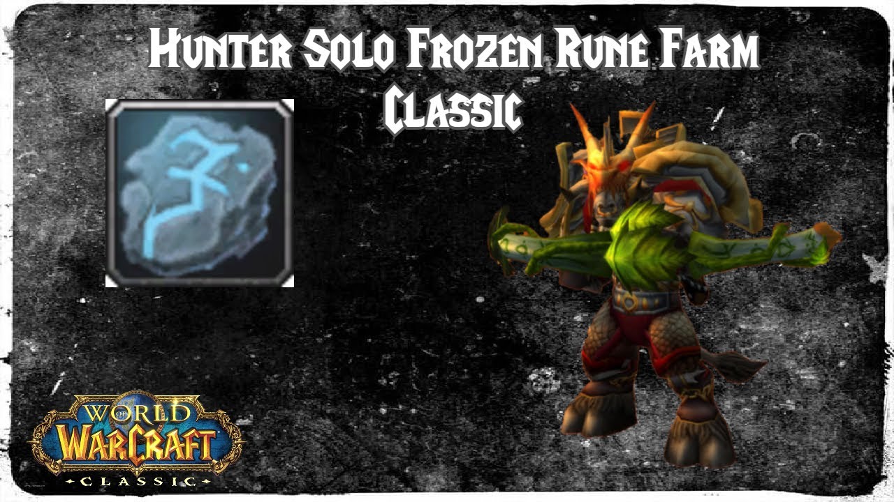 Hunter Solo Frozen Rune Farm - YouTube