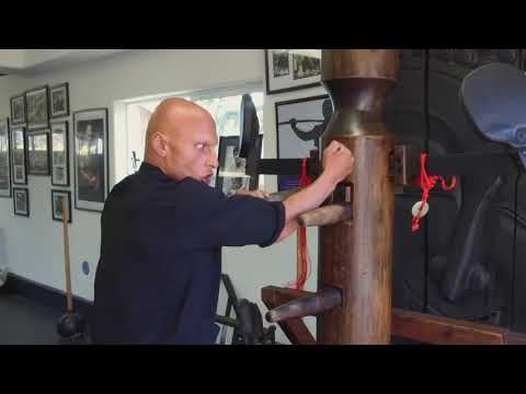 Wing Chun and Jeet Kune Do Mook Jong (wooden dummy) Freestyle